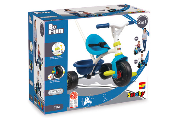 Smoby Be Fun Blue | Driewieler.be