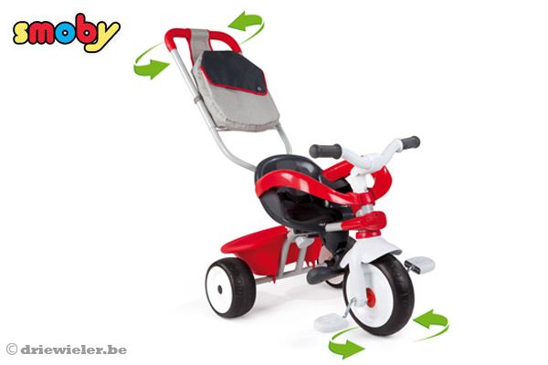 Smoby Baby driver rood | Driewieler.be